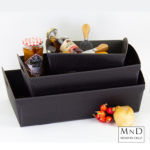 Karton verpakking bij Mand en Deco